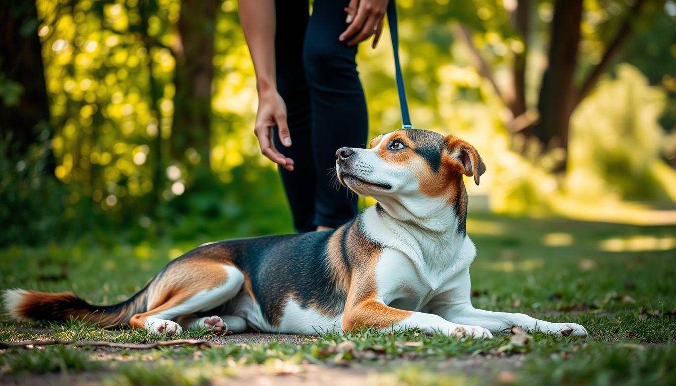 Učenje psa ukaza „lezi“ – Vse, kar moraš vedeti o tem!